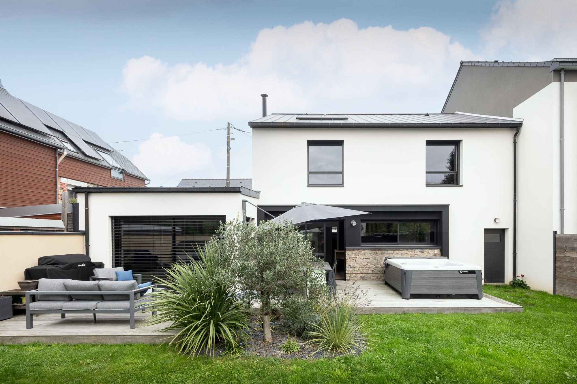 Maison de ville contemporaine à Rennes - Maisons Elian